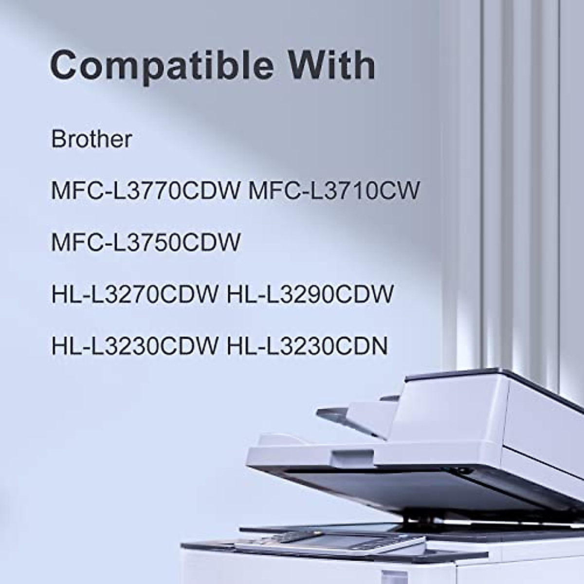 TEINO Compatible Toner Cartridge Replacement for Brother TN227 TN-227 TN223 use with Brother Brother MFC-L3770CDW, MFC-L3710CW, MFC-L3750CDW, HL-L3270CDW, HL-L3290CDW, HL-L3230CDW TN227 (5-Pack)