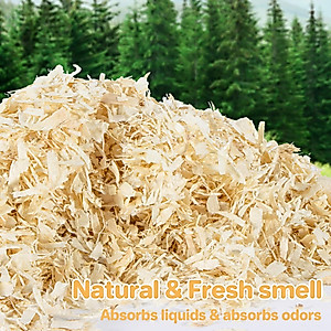 31OZ Sukh Chicken coop Bedding - Aspen shavings Animal Bedding as Chicken Supplies for Chicken House Bedding winterizing Nesting for Small pet Guinea Pig Rabbit Chinchilla Bird Gerbil Odor Control