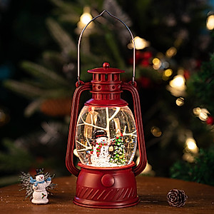 Christmas Musical Snow Globe Lantern