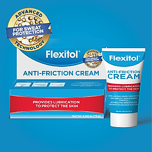 Flexitol Anti-Friction Sweat Protection Anti-Chafing Cream 2.64 Ounce