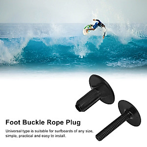 EVTSCAN Surf Board Leash Leg Rope Plug - Surfing Screw Leg Rope Plug Safety Foot Buckle Surfboard Accessory
