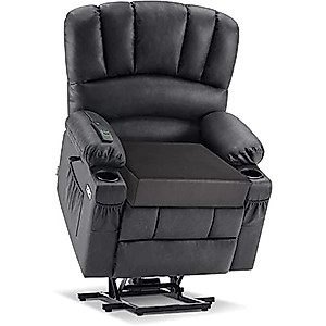 Tromlycs Recliner Chair Foam Pillows Seat Cushions for Elderly Extra Large Thick Pads for Seniors 20 x 20 x 5 inch Gray For sitting