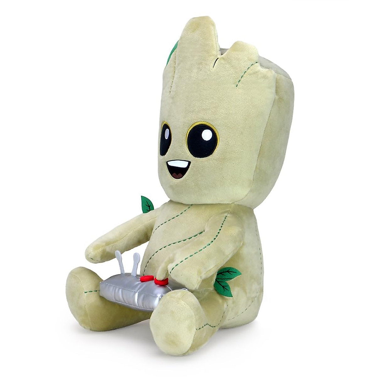 Kidrobot Marvel Guardians of The Galaxy Video Gamer Teen Groot 16 Inch HugMe Shake Action Vibrating Plush