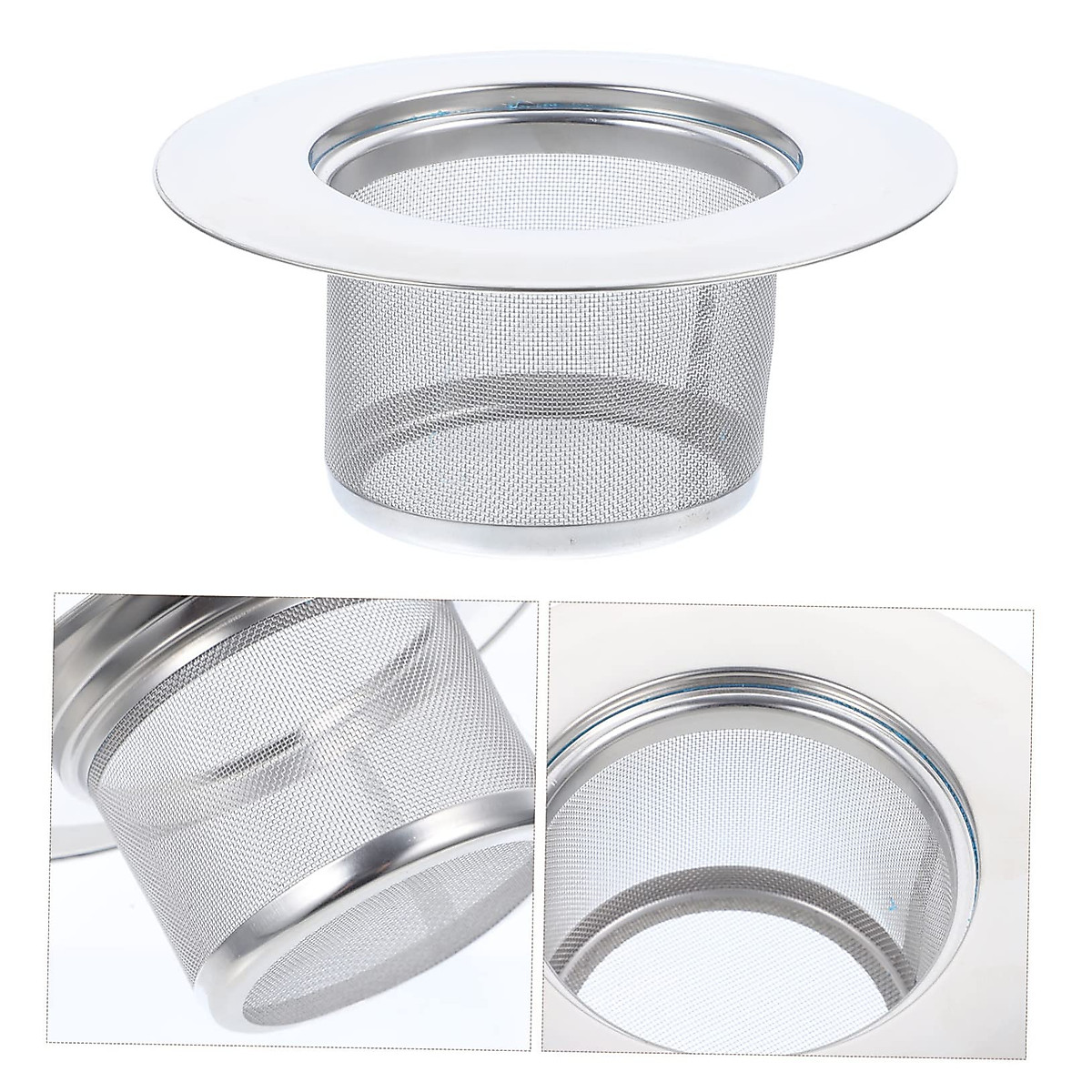 Veemoon 4pcs Sink Strainer Bathtub Drain Stainer Strainer Sink Filter Drain Kitchen Sink Drain Tub Strainer Mesh Filter Mesh Strainer Drain Catcher Kitchen Drain