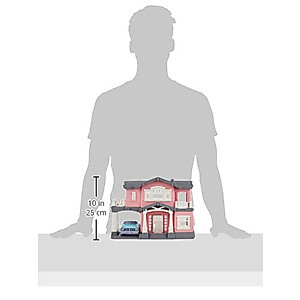 Green Toys House Play Set, Pink - 10 Piece Pretend Play, Motor Skills, Language & Communication Kids Role Play Toy Playset. No BPA, phthalates, PVC. Dishwasher Safe, Recycled Plastic, Made in USA.