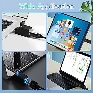 USB Hub,3 Port High USB 3.0 Speed Splitter Plug and Play Bus Powered for MacBook, Mac Pro/Mini,iMac, Surface Pro,XPS,Notebook PC,USB Flash Drives,Mobile HDD, and More (BLACK1)