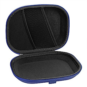 Geekria Shield Headphones Case Compatible with JBL Tune 510BT, Tune 560BT, Tune 660 BTNC, Live 400BT, E45BT Case, Replacement Hard Shell Travel Carrying Bag with Cable Storage (Blue)