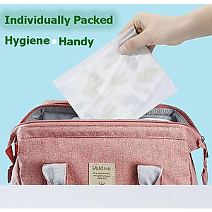 Roeoi Disposable Baby Feeding Bibs, Leakproof Liner and Waterproof Toddler Bibs with Food Catcher Pocket, Great for Outing and Traveling (10 PCS)