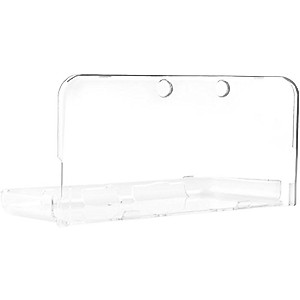 TNP New 3DS Case - Ultra Clear Crystal Transparent Hard Shell Protective Case Cover Skin for New 2015 Nintendo 3DS - [New Modified Hinge-Less Design]