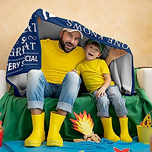 Henazin Gifts For Dad, Fathers Day Blankets For Dad, Dad Birthday Gift, Dad Gifts, Dad Throw Blanket 50"X60", Best Gift For Dad, Best Dad Ever Gifts, Dad Gifts From Daughter, Father Gifts, Daddy Gifts