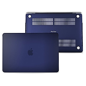 ProCase MacBook Pro 13 Case 2019 2018 2017 2016 Release A2159 A1989 A1706 A1708, Hard Case Shell Cover and Keyboard Skin Cover for MacBook Pro 13 Inch with/Without Touch Bar -Darkblue