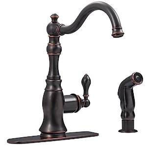 Ultra Faucets UF11245 Signature Collection, Small, Oil-Rubbed Bronze