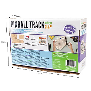 WECHARM HOME Pinball Track Steam Toy.Pinball Machine Set Wooden 3D Puzzles for 8-12 Years Old Kids and Adults,Birthday Gift, for Kids Age 8 Years Old (Pinball Track)