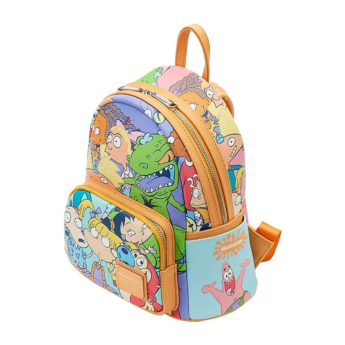 Loungefly Nickelodeon Nick 90's Color Block Double Strap Shoulder Bag