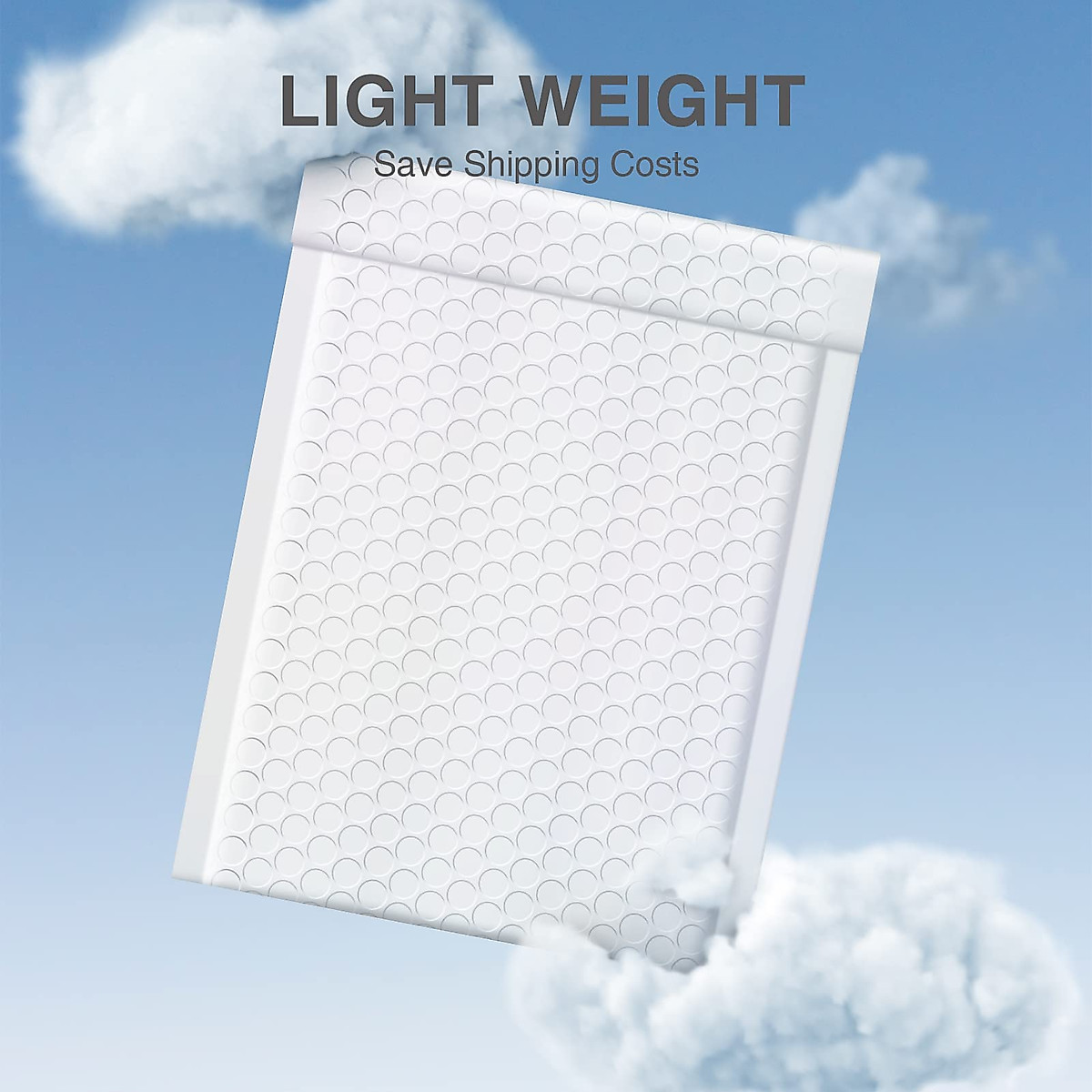 Metronic Bubble Mailers 6x10 50Pack, Self-Seal Bubble Envelopes, Waterproof Bubble Mailer, Padded Envelopes, Mailers Padded for Shipping, Packaging for Business, White, Bubble Mailers Usable Size 6x9