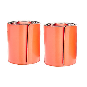 Dealmed Padded Orange Rolled Aluminum Splint Flexible First Aid Reusable Waterproof Splint (2)