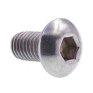 Prime-Line 9169040 Socket Cap Screws, Button Head, Hex (Allen) Drive, #10-32 X 3/8 in (10 Pack)