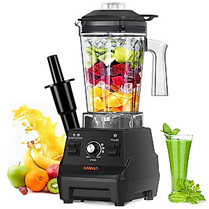 OMMO Professional Blender, Countertop Blenders for Kitchen Max 1800W, Home and Commercial Blender with Timer, 68oz BPA Free Blender for Shakes and Smoothies, Nuts, Ice and Fruits, Dishwasher Safe