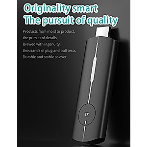 Wireless HDMI Transmitter and Receiver,Wireless HDMI Extender Kit,Portable HDMI Wireless Transmitter and Receiver for Streaming Video Audio from Laptop/PC/Cable Box to HDTV/Projector/Monitor.