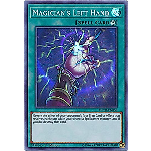 Yu-Gi-Oh! - Magician's Left Hand - INCH-EN058 - Super Rare - 1st Edition - Infinity Chasers