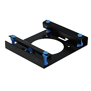 SEDNA - Shock-Proof 3.5" Hard Disk to 5.25" DVD ROM Bay Mounting Adapter with Cooling Fan