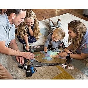Scratch Off Map of The United States – US Scratch Off Travel Map with 50 State Flags and Landmarks – Map to Track States Visited, Full Accessories Set Included, Gift for Travelers, by Earthabitats