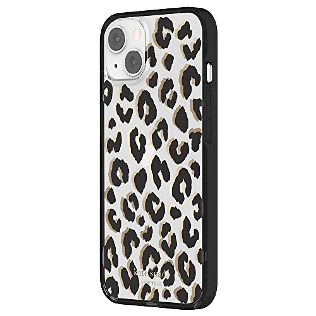 kate spade new york Protective Hardshell Case for iPhone 13 - City Leopard Black