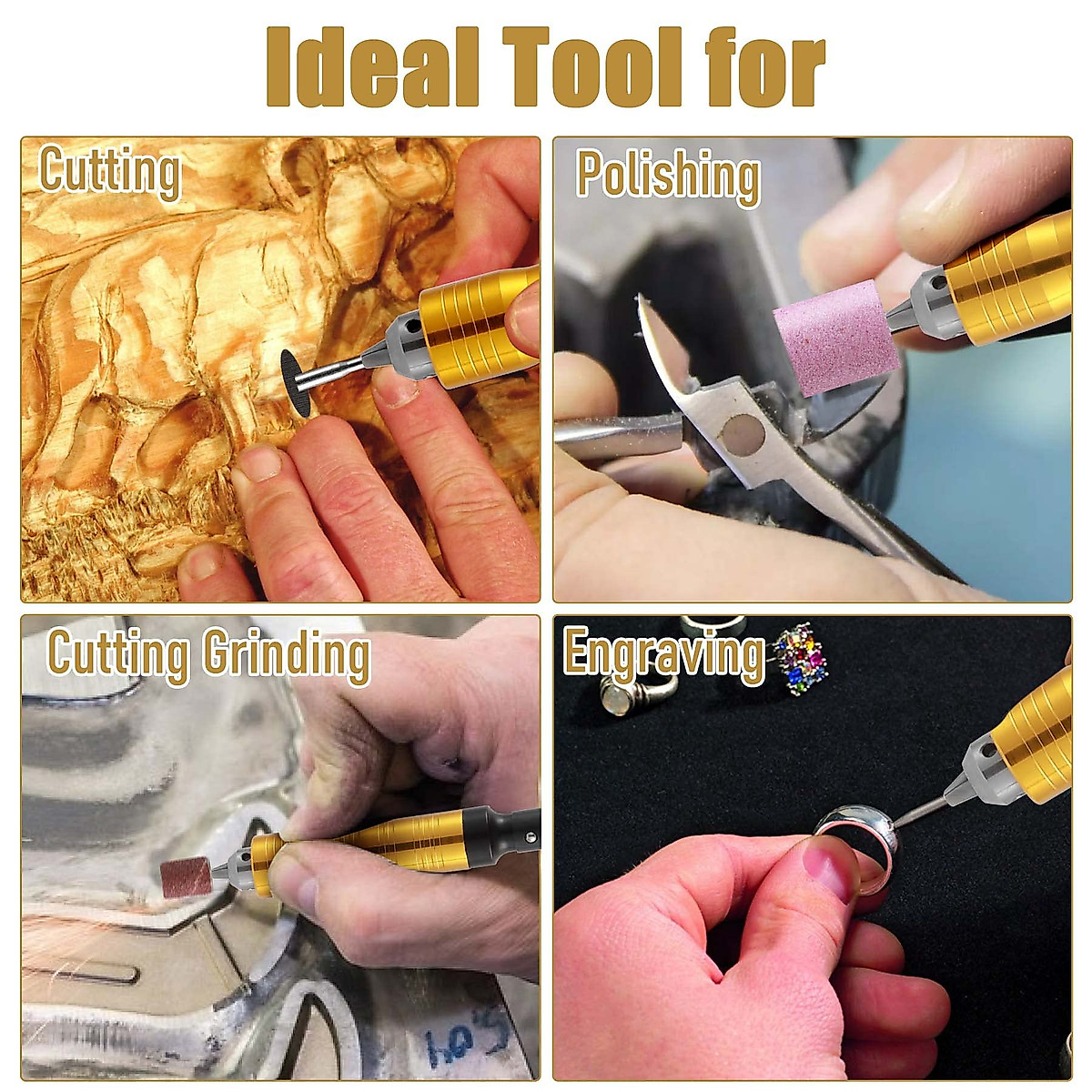 FlySkip Flex Shaft Rotary Tool 1000W 30000RPM,Flex Shaft Hanging Grinder Carver with Forward and Reverse Rotation, Multi-function Metalworking with Foot Pedal Control for Carving Buffing (1000W)