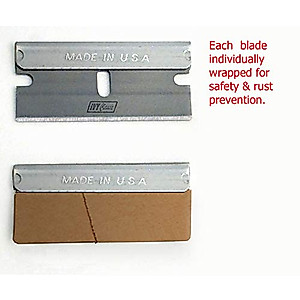 IVY Classic 11182 Single-Edge Razor Blades, USA, 100 Pack