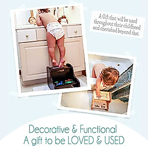 Personalized Wooden Jungle Animals Boy Step Stool