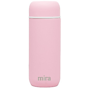 MIRA Kids Lunch Bundle with 7oz Insulated Bullet Flask (Taffy Pink) and 13.5oz Insulated Food Jar (Rose Pink)