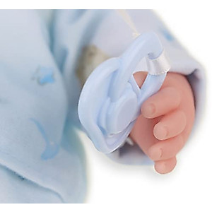 JC Toys Twins 13" Realistic Soft Body Baby Dolls Berenguer Boutique | Twins Gift Set with Removable Outfits and Accessories | Pink and Blue | Caucasian | Ages 2+