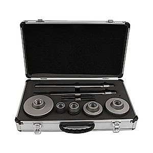 9pcs Concrete Hole Saw Kit 30 40 65 80 100mm SDS Plus SDS Max Shank Hole Saw Cutter Concrete Brick Cement Stone Tile Masonry Wall Hole Opening Drill Bits Set