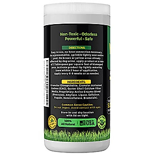 Yellow Spot Green™ Cures Urine Burns and Prevents Yellow Spots in Your Yard. Dog Urine Neutralizer for Lawns. Repair and Protect Grass from Dog Pee. Easy to Use Granules. Large 32 Ounce.