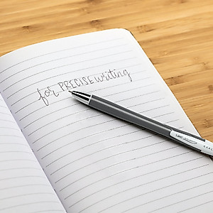 BIC Glide Exact Retractable Ball Point Pen, Fine Point (0.7 mm), Black, Precise Lines For Clean Writing, 3-Count