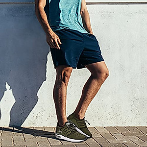 BOGOVER Men's Walking Shoes Non Slip Running Tennis Shoes Breathable Lightweight Air Cushion Sneakers for Tennis Gym Jogging (Green, Numeric_10.5)