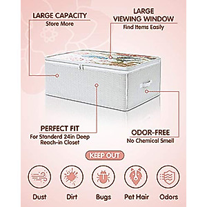 Cozy Casa Large Capacity Comforter Storage Bags for Comforters and Blankets-- Clothes Organizer for Closet