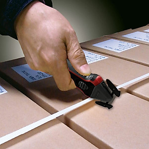 XW Safety Box Cutter with Quick Blade Change, Extra 5 Replacement Blades Included