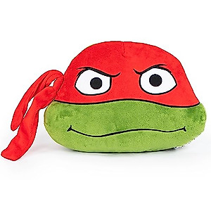 Nickelodeon Teenage Mutant Ninja Turtles Mutant Mayhem Raphael Nogginz Set - 40 x 50 Inch Blanket & Plush Pillow Set, Kids Super Soft 2 Piece Set