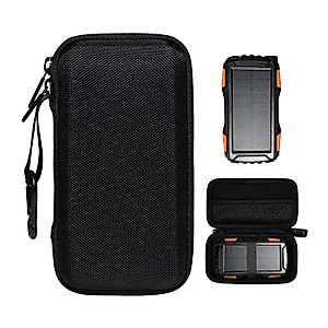 Alltravel Organizing Case for Solar Portable Charger compatible with Mregb, BLAVOR, QiSe, Annero, QIMYE