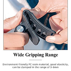 SUREWO Baseball Hat Clip Mount Baseball Cap Clamp Quick Release Mount Compatible with GoPro Hero 11 10 9 8 7 6 5 Black,DJI Osmo Action 3/2,AKASO/Crosstour/Campark and More