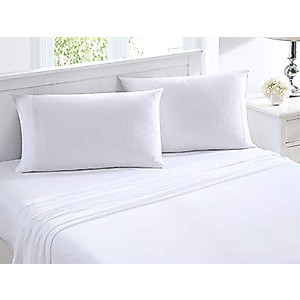 Laura Ashley Home | Tencel Collection | Bed Sheet Set - Silky Soft, Moisture-Wicking & Breathable Bedding, King, Augusta White