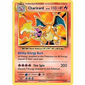 Pokemon - Charizard (11/108) - XY Evolutions - Holo