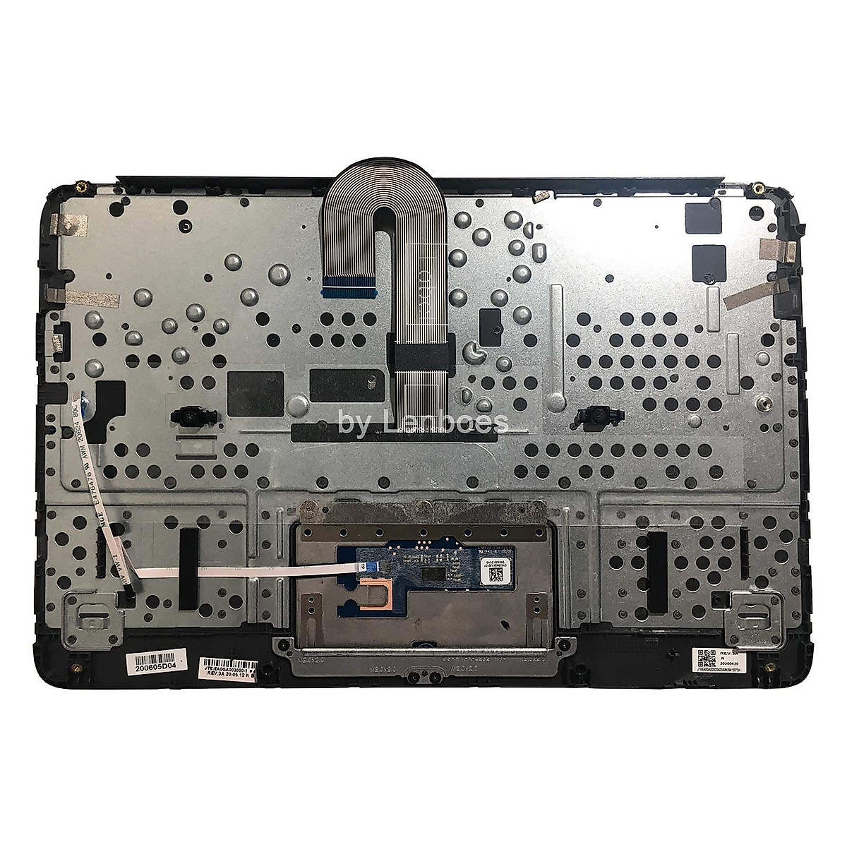 lenboes Laptop Palmrest Upper Case with US Keyboard and Touchpad Assembly Replacement Parts for Chrome-Book 11 G8 EE L90339-001-Black