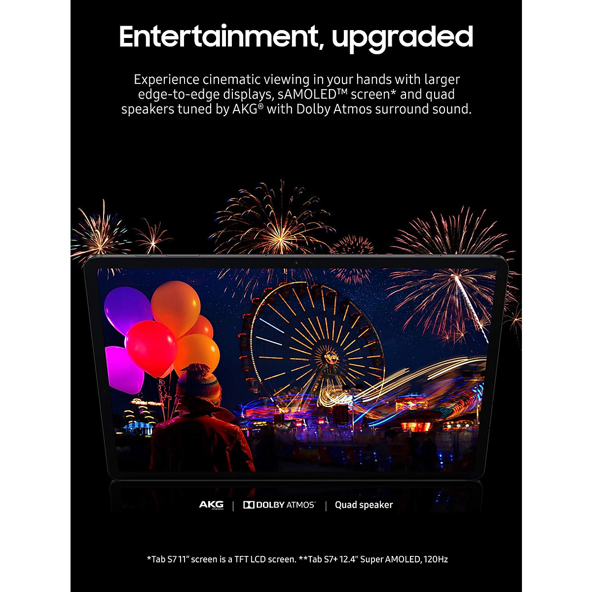 Samsung Galaxy Tab S7, 11 inches, 128GB, Wi-Fi, Mystic Bronze (Renewed)