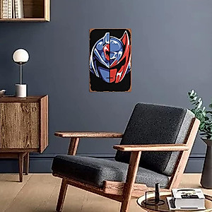 Megaman and Zero Metal Tin Logo Home Coffee Wall Decorative 8x12 inches INCH