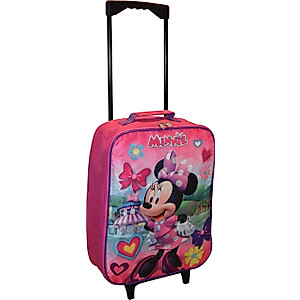 Minnie Mouse Disney 15" Collapsible Wheeled Pilot Case - Rolling Luggage
