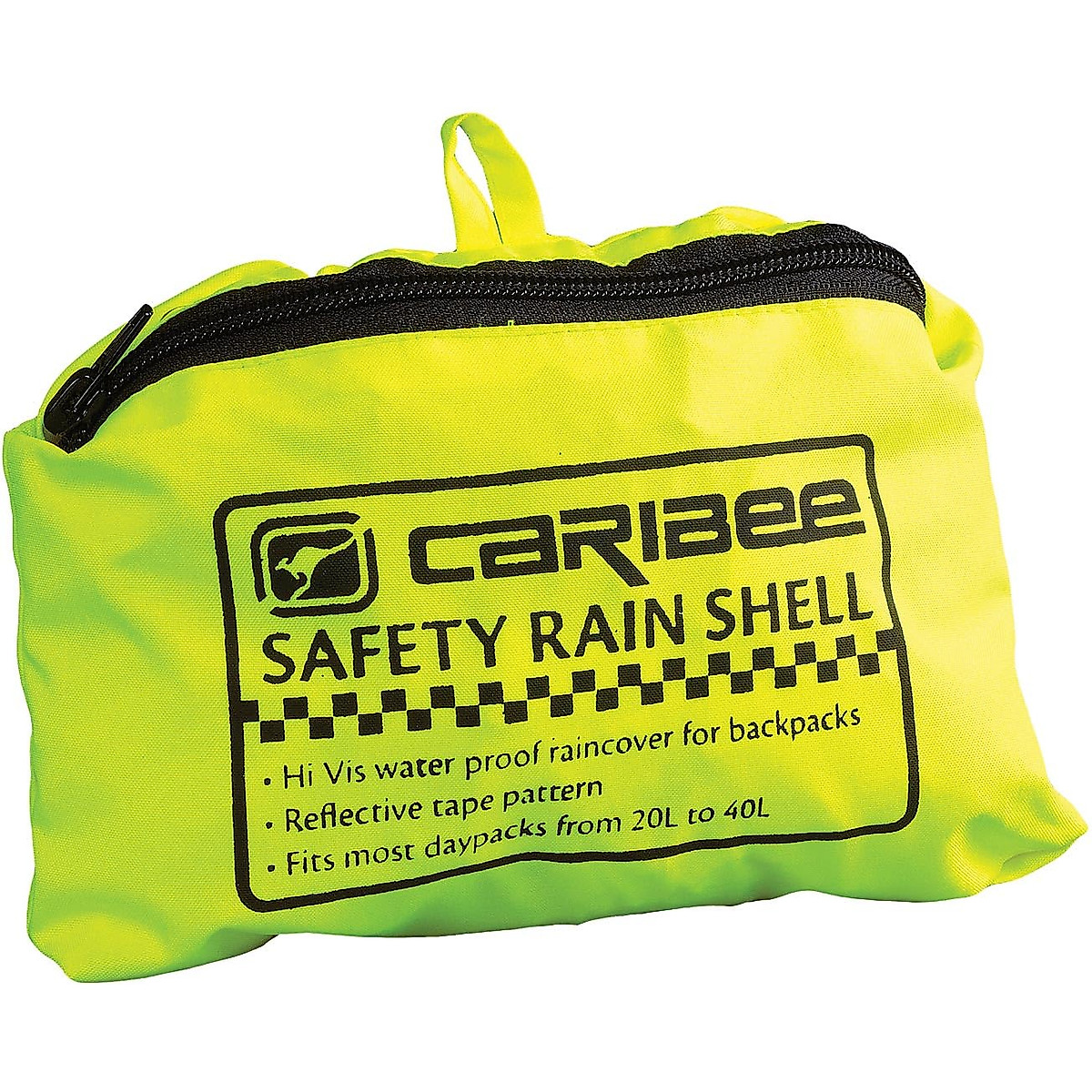 Caribee Waterproof Safety RAIN Shell (Fluro Yellow)