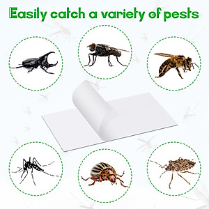 40 Pack Replacement Glue Boards Sticky Cards Mosquito Trap Sticky Traps Insect Trap Pest Control Traps for Indoor Outdoor Fly Bug Rat