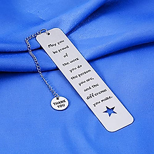 Thank You Gifts for Women Bookmarks for Book Lovers Coworker Christmas Gifts Employee Appreciation Gifts from Boss Lady Gifts for Women Retirement Gifts for Men Going Away Gift for Coworker Goodbye